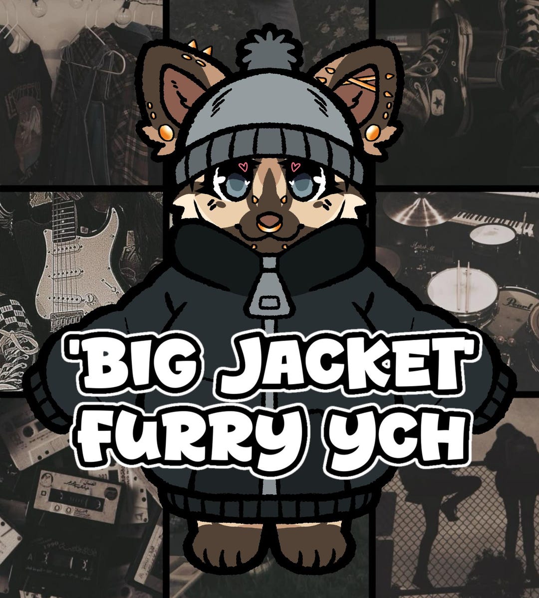 NEW ‘big Coat’ Furry and Fursona YCH | Custom Your Character Here ...