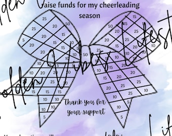 Fill My Bow Fundraiser Sheet - Etsy