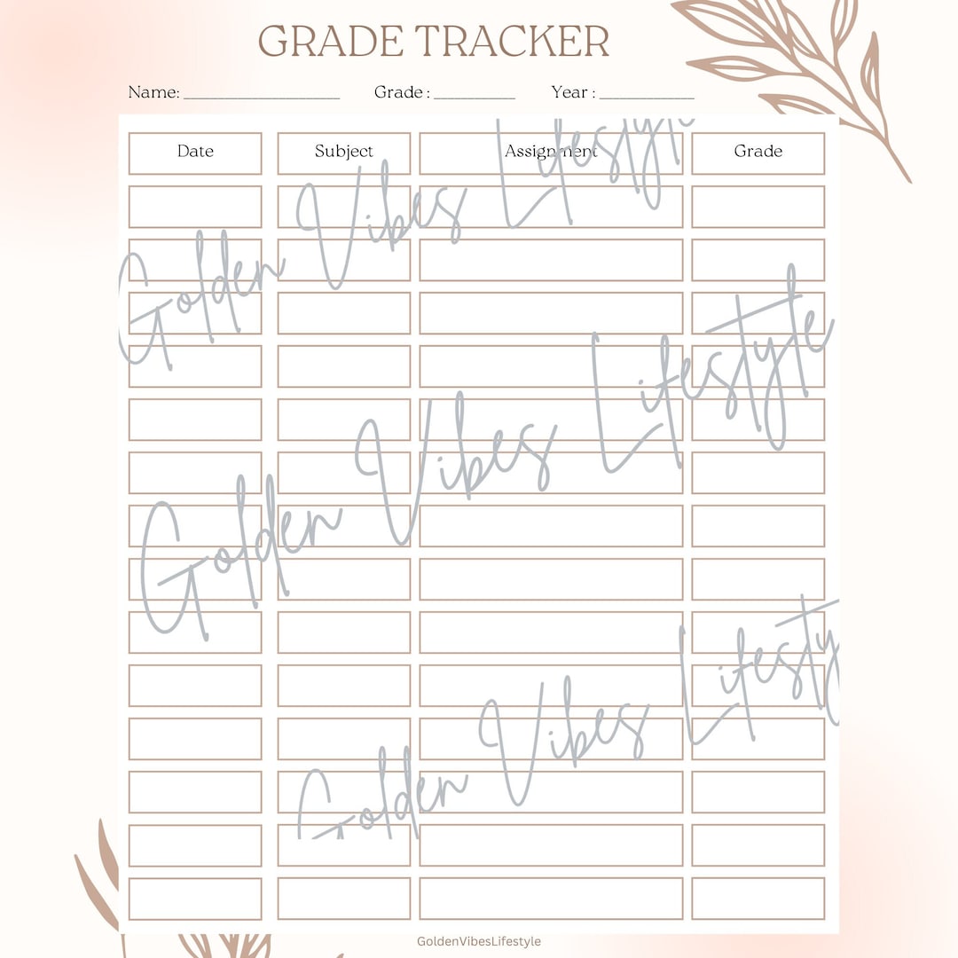 Homeschool | Grades | Planning | Template | Digital File | Grade ...