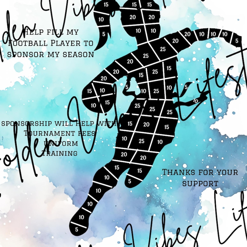 Football Fundraiser Media - Etsy