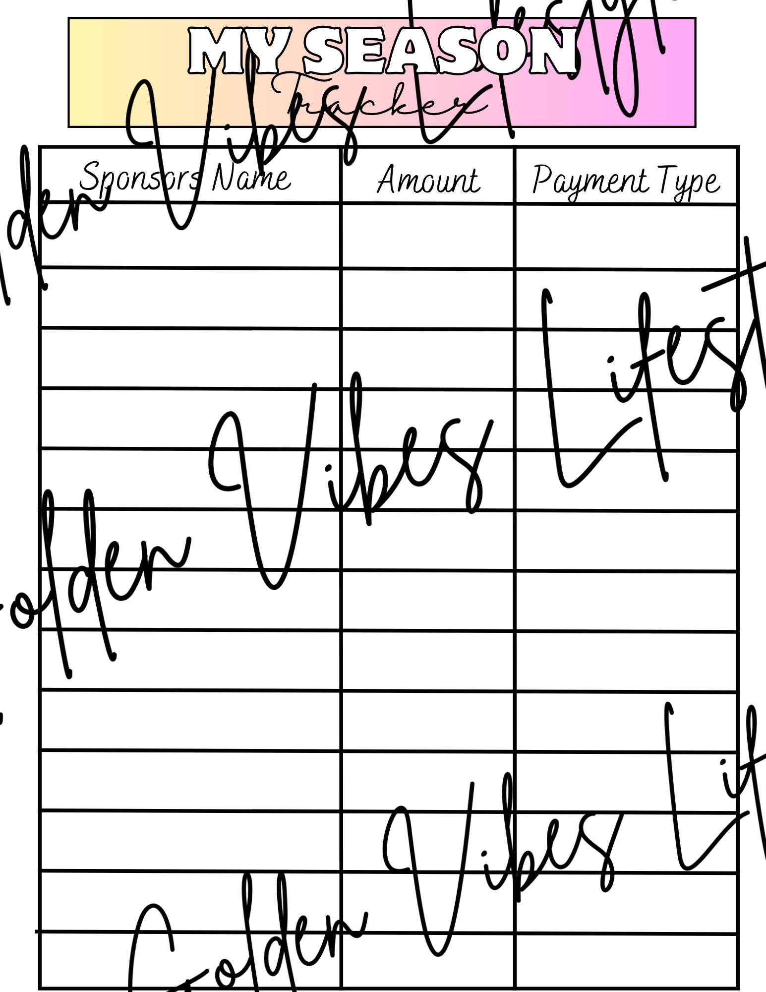 Dance Sponsor My Season, Dance Season Fundraiser, Editable Canva ...