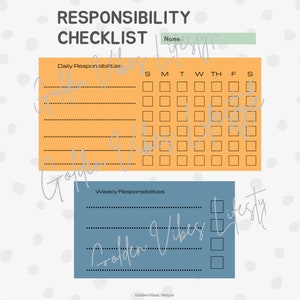 Homeschool | Healthy Habits | Responsibility Cards | Visual Schedule ...