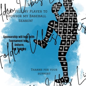 Baseball Pitcher Fundraiser Flyer | Fill My Baseball Player | Editable ...