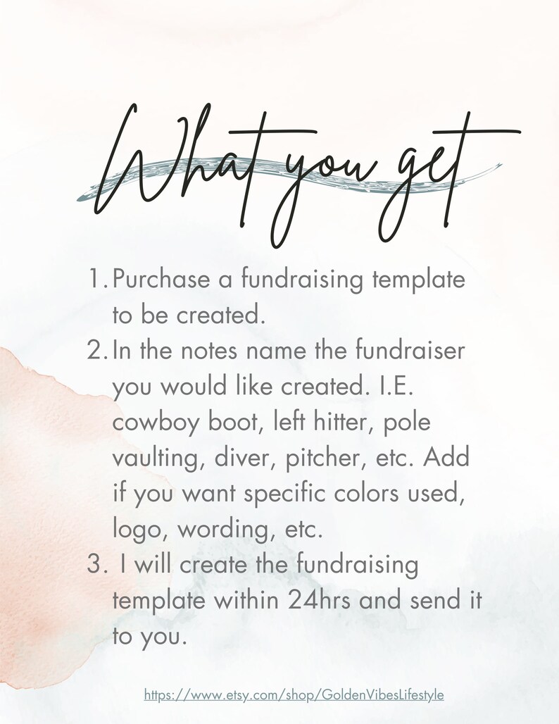 Custom Fundraising Flyer Template Request: Editable Canva Design ...