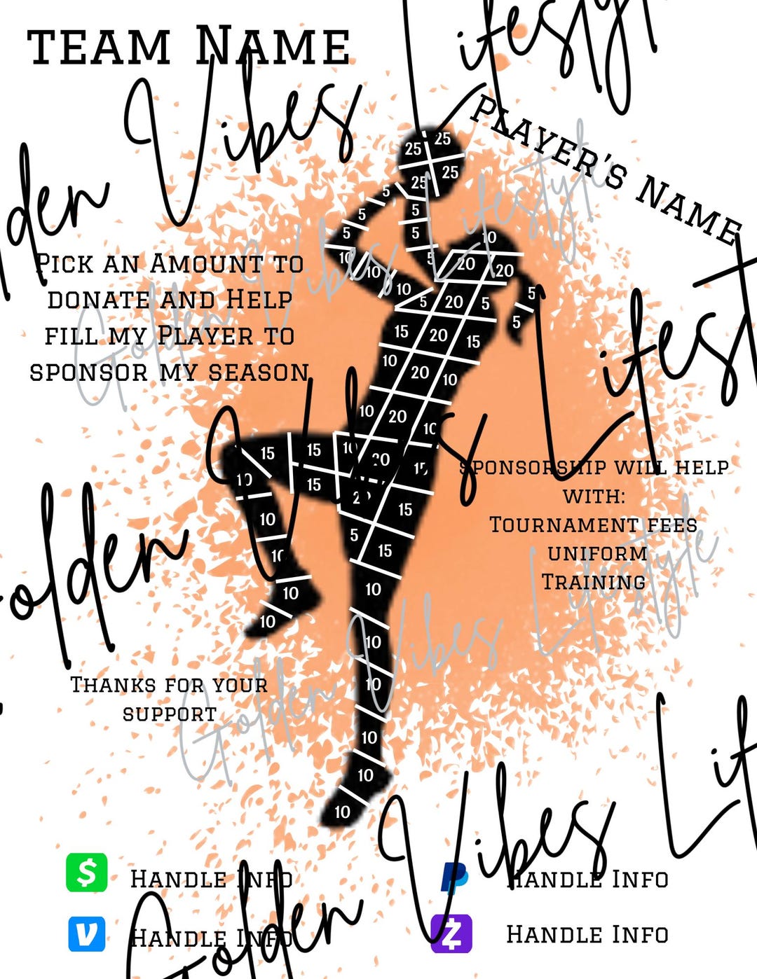 Female Basketball Flyer | Fill My Player | Editable Canva Template ...