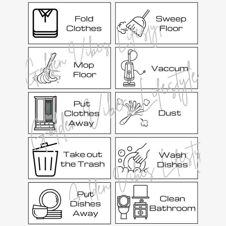 Homeschool | Healthy Habits | Responsibility Cards | Visual Schedule ...