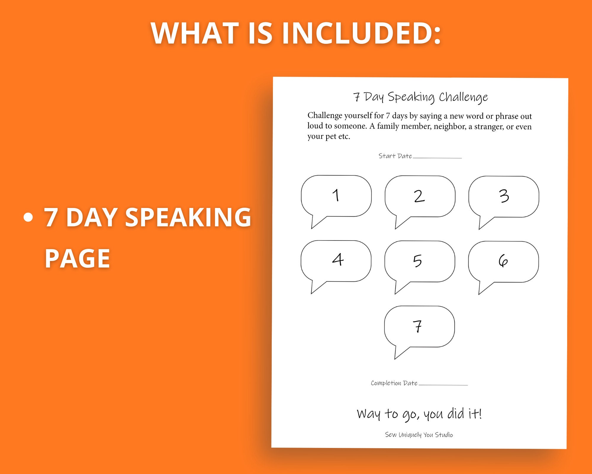 Language Learning Tools Journal Notebook Printable Instant Download ...