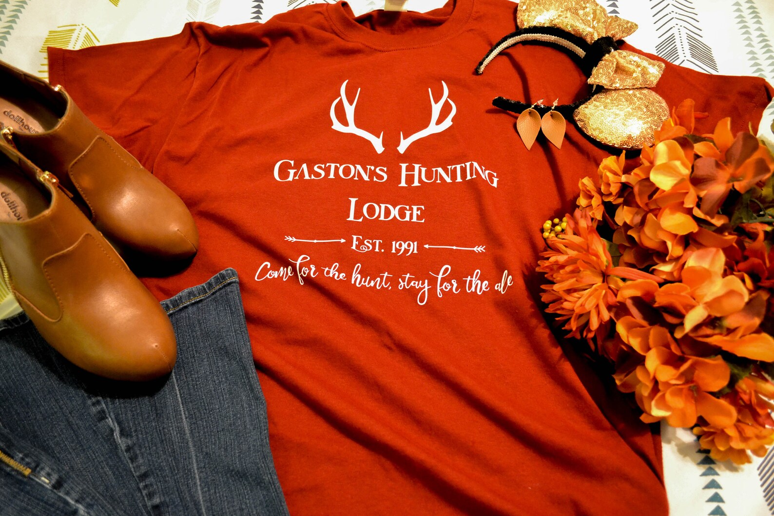 Gaston's Hunting Lodge Shirt Gaston Shirt Adult Gaston | Etsy