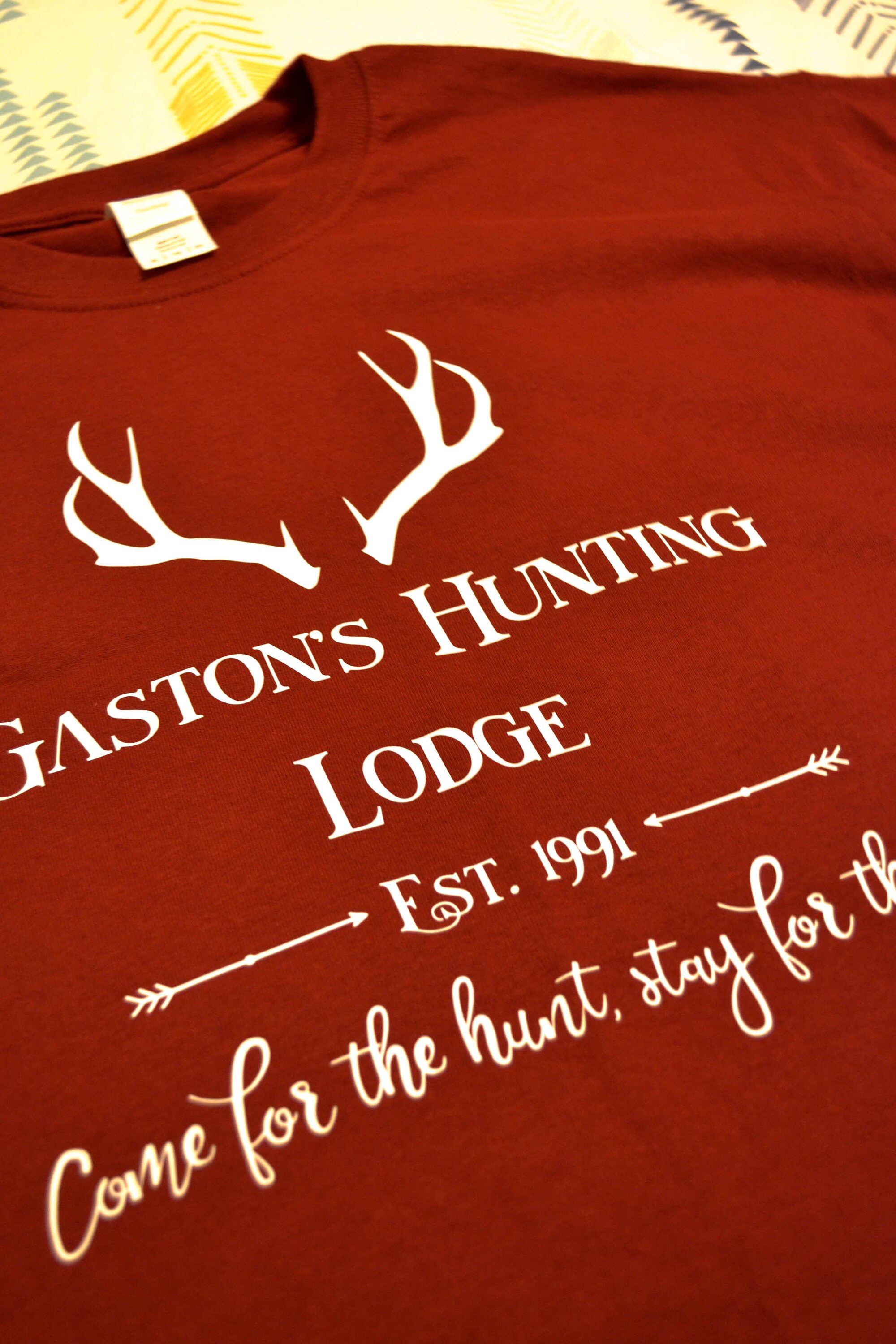 Gaston's Hunting Lodge Shirt Gaston Shirt Adult Gaston | Etsy