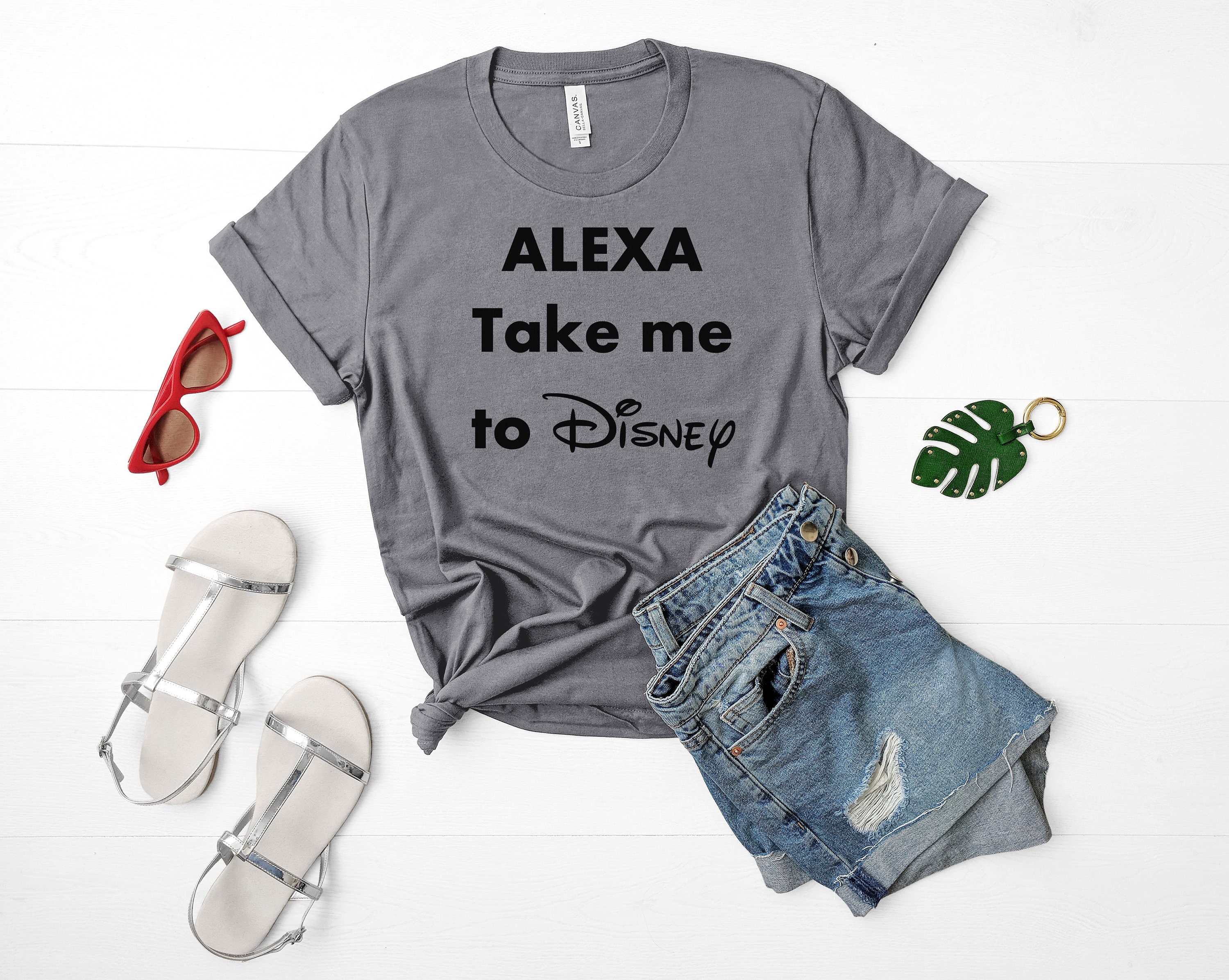 Alexa Take Me to Disney Alexa Shirt Graphic Tee Funny - Etsy