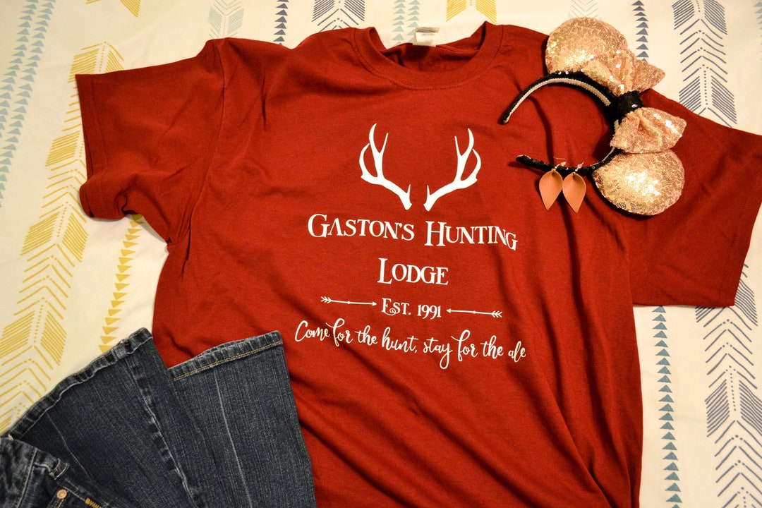 Gaston's Hunting Lodge Shirt, Gaston Shirt, Adult Gaston Shirt, Adult ...