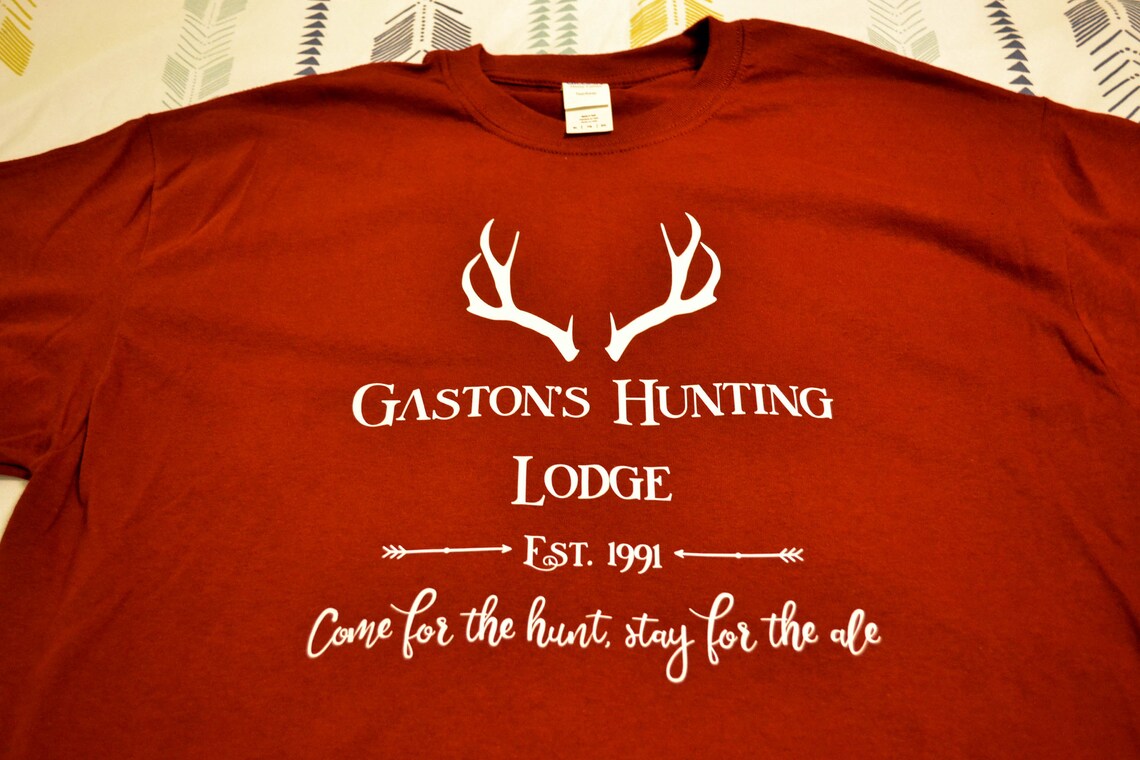 Gaston's Hunting Lodge Shirt Gaston Shirt Adult Gaston | Etsy