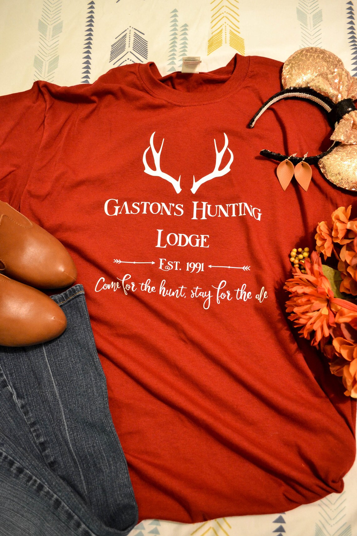 Gaston's Hunting Lodge Shirt Gaston Shirt Adult Gaston | Etsy