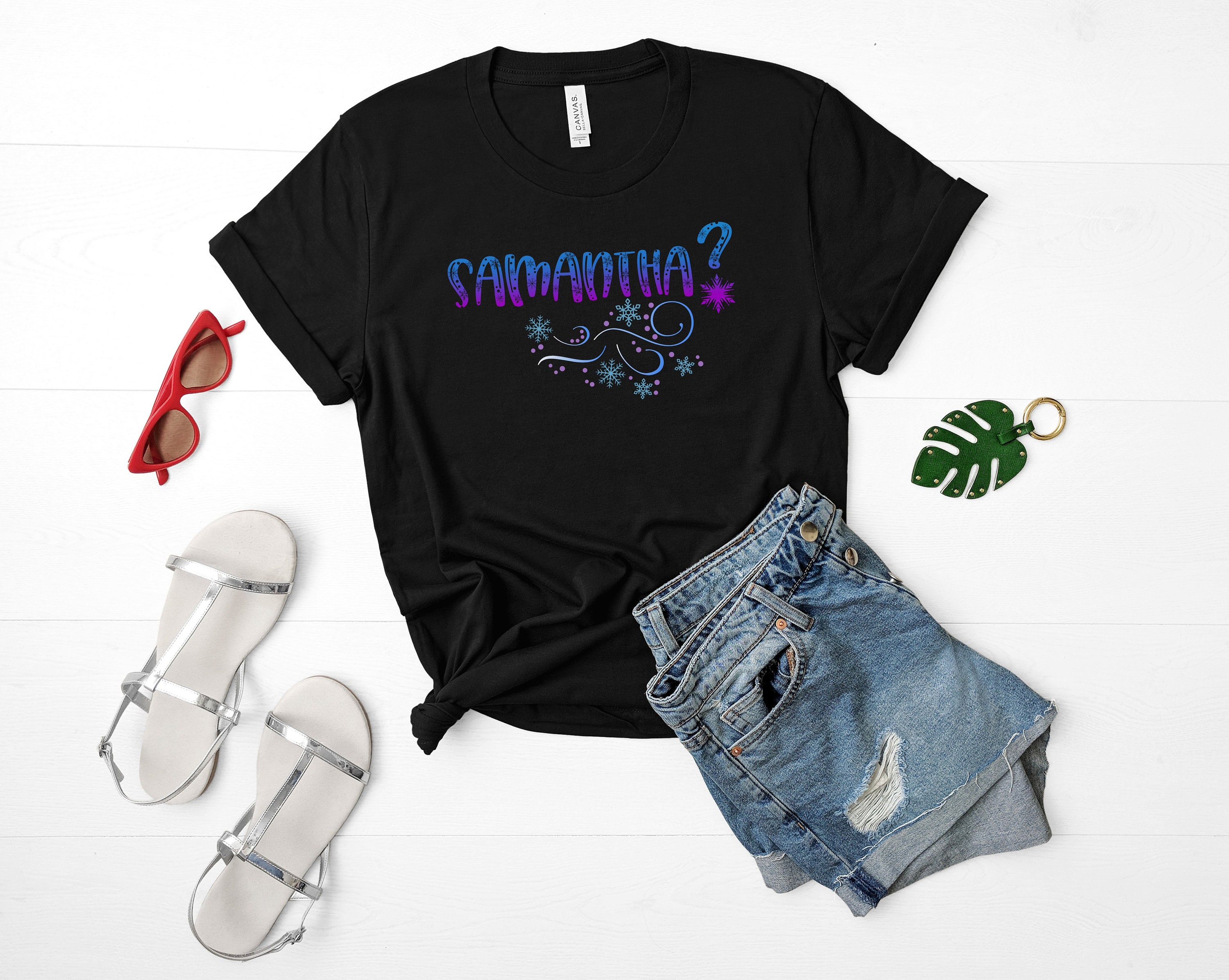 Samantha Frozen Shirt Adult Disney Shirt Samantha Tee Olaf - Etsy