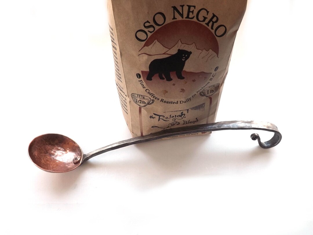 Coffee Lover's Gift, Hand Forged Copper Spoon, Kitchen Gourmet Tool ...