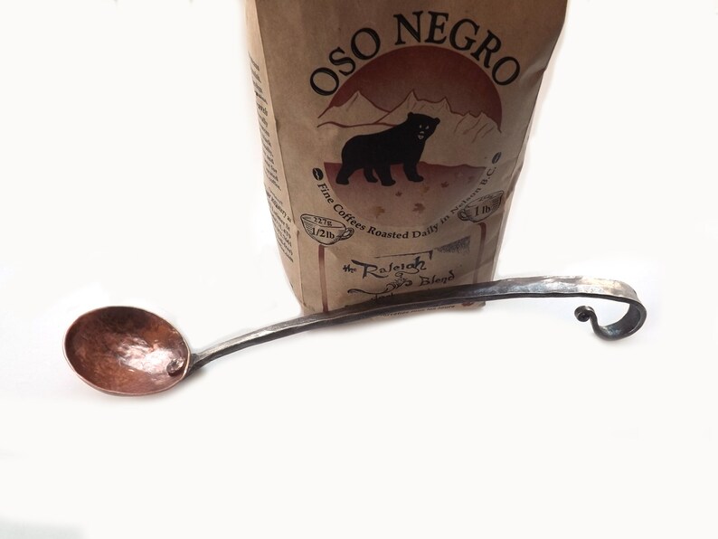 Coffee Lover's Gift Hand Forged Copper Spoon Kitchen - Etsy
