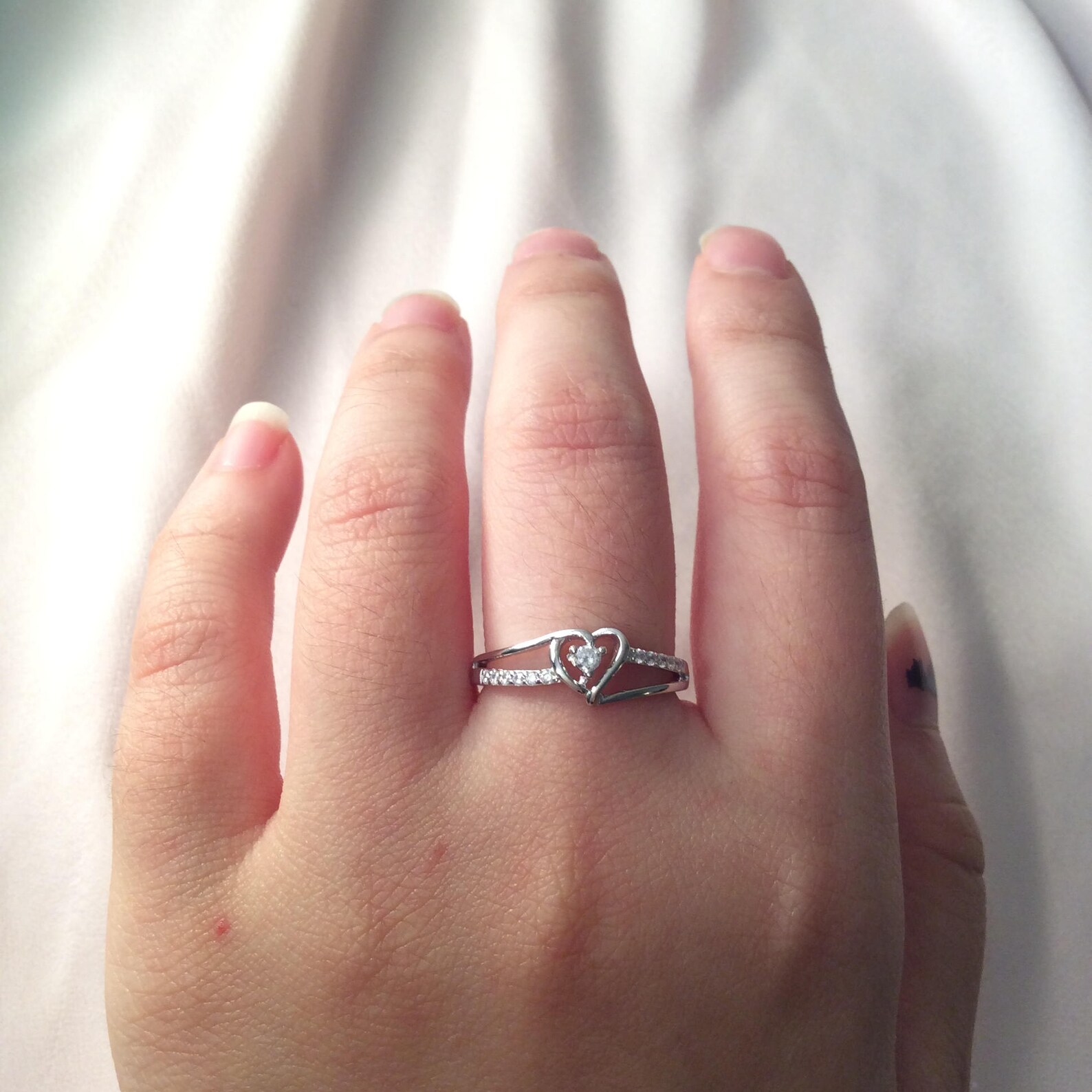 Promise Ring Silver Promise Ring Women's Promise Ring - Etsy