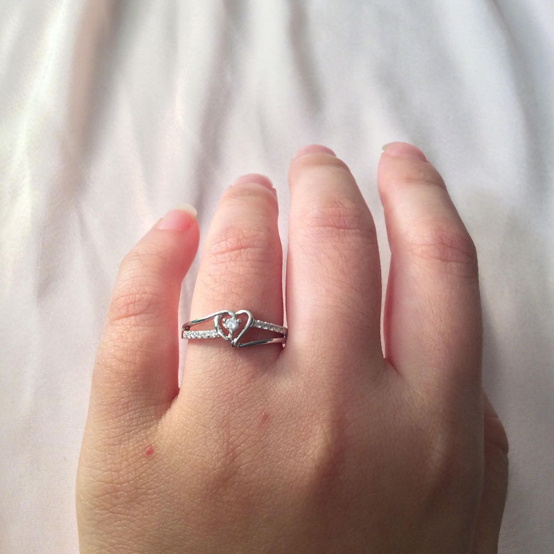 Promise Ring Silver Promise Ring Women's Promise Ring | Etsy