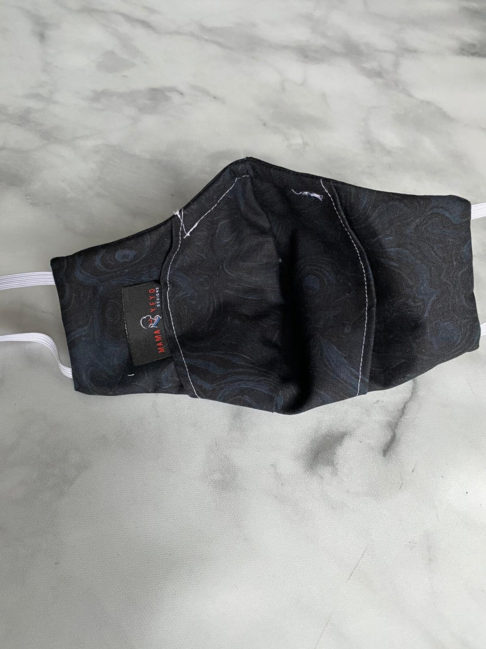 Kids Black Washable Face Mask 2 Layer Mask Mask With Nose Wire ...