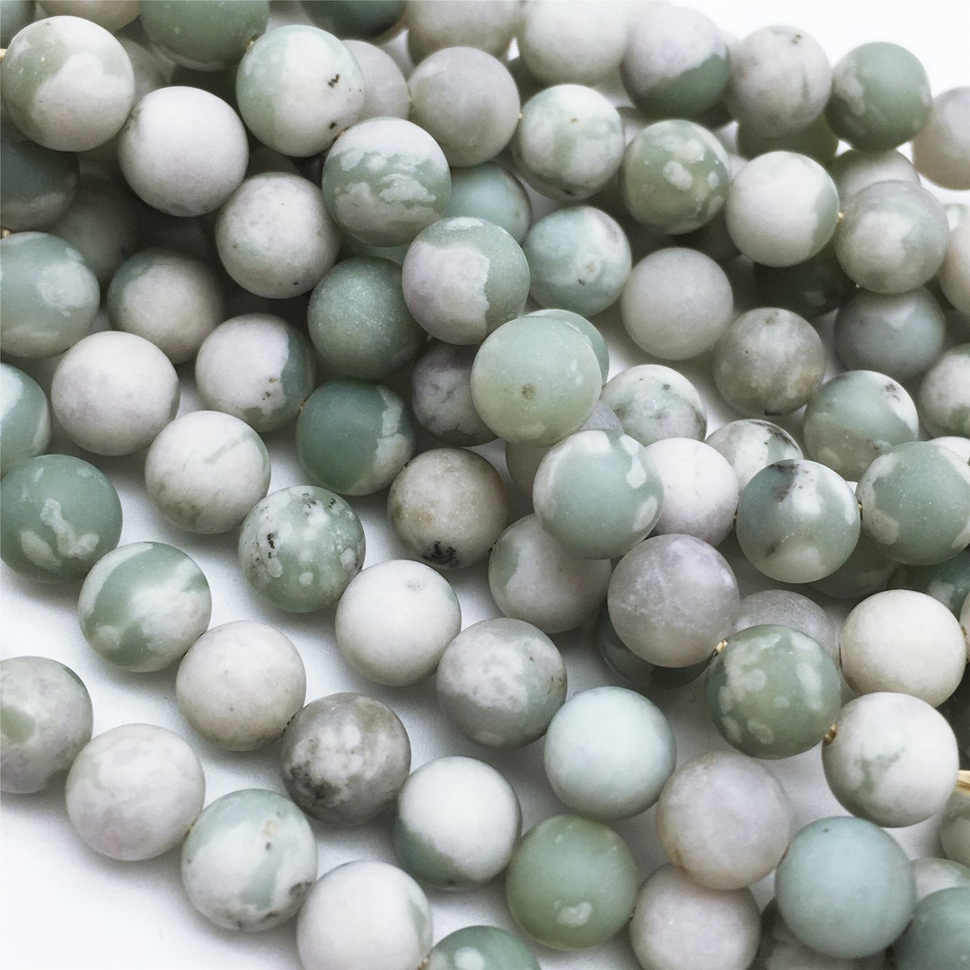 Matte Peace Jade Round Beads6mm 8mm 10mm Gemstone Beads - Etsy