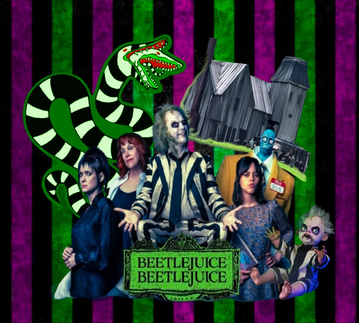 Beetlejuice Tumbler Wrap 20oz - Etsy