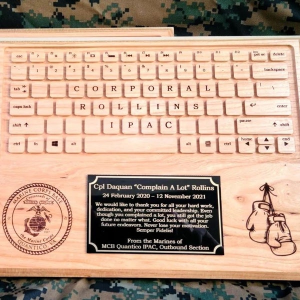 Military Going Away Plaque - Etsy