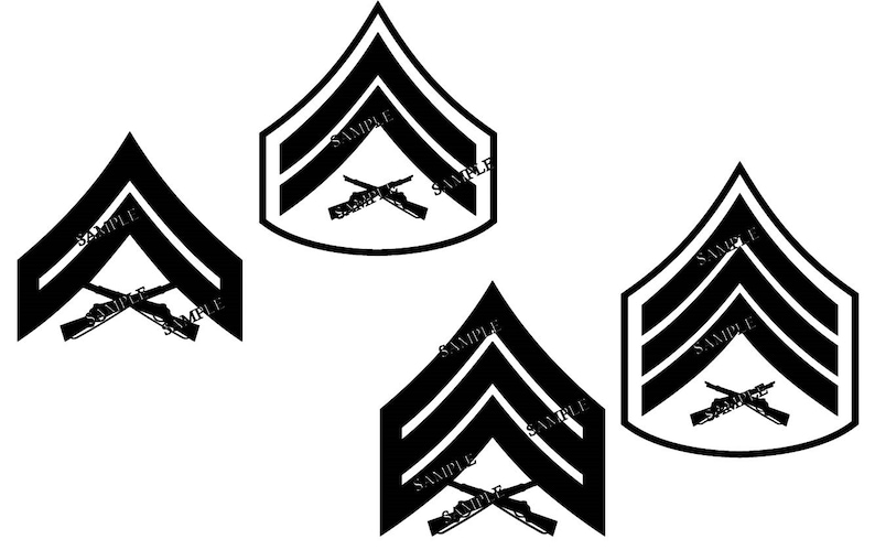Marine Corps Enlisted Rank File Digital Download - Etsy