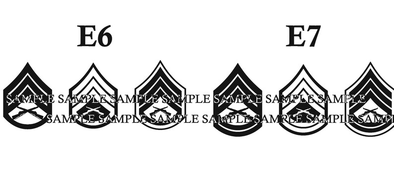 Marine Corps Enlisted Rank File Digital Download - Etsy