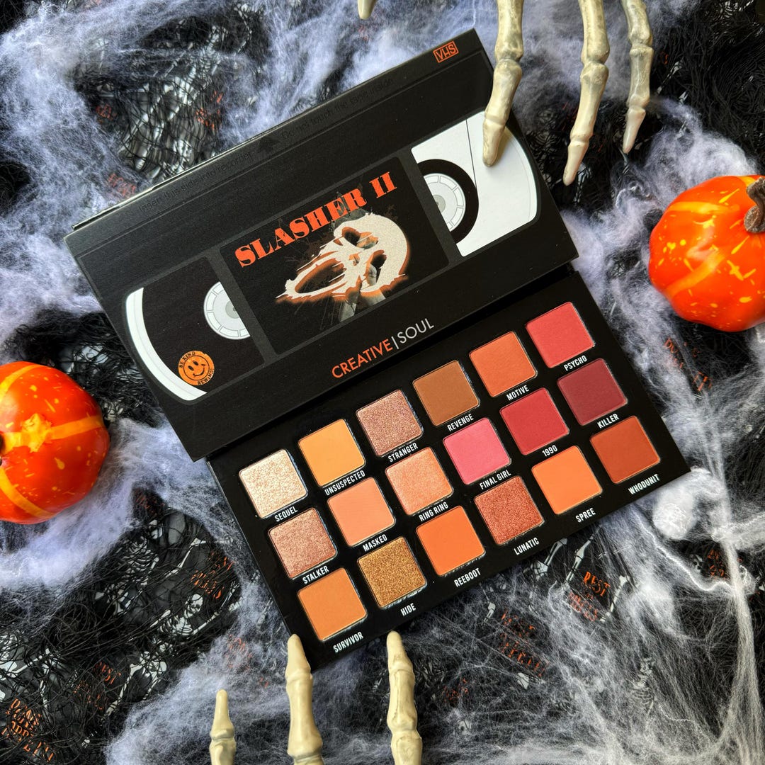 Slasher II Horror Movie Eyeshadow Palette - Etsy