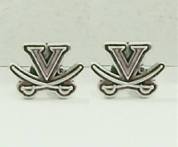 Virginia Cavaliers Cuff Links Game Day Cufflinks Men Jewelry - Etsy