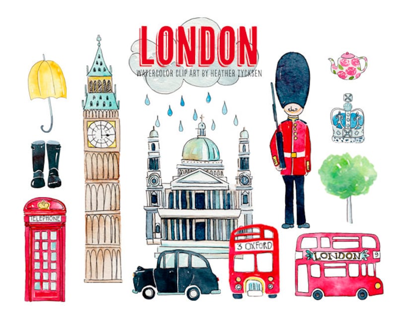 LONDON CLIPART Travel Clipart London Party London Clip Art Big Ben ...