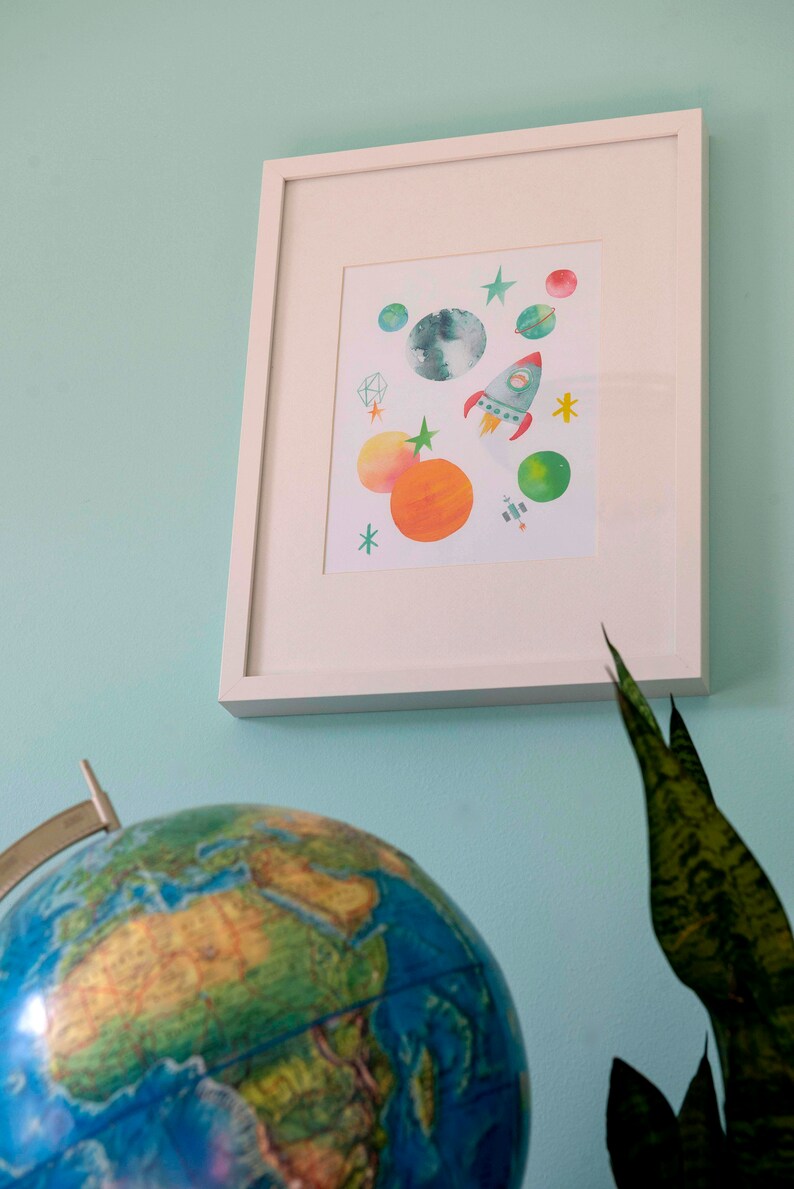 PRINTABLE Outer Space Poster Multiple Sizes 5x7 In, 8x10 In, 11x14 In ...