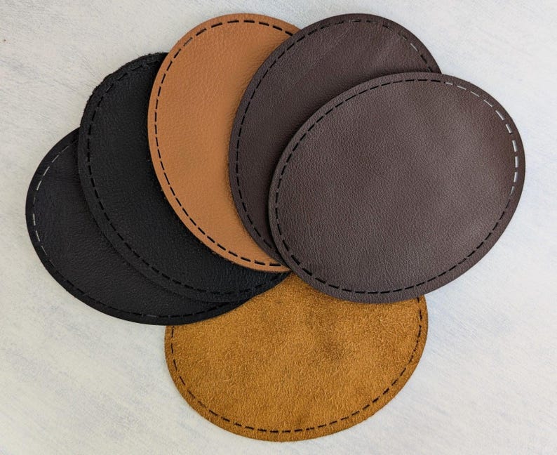Elbow and Knee Patches Genuine Soft Napa Leather - Etsy