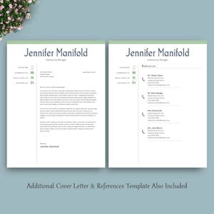 Teacher Resume Template, Instant Download, Professional Resume, Modern ...