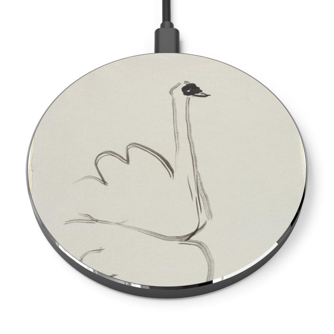 Elegant Swan Wireless Charger, Modern Phone Dock, Cute Desk Accessory ...