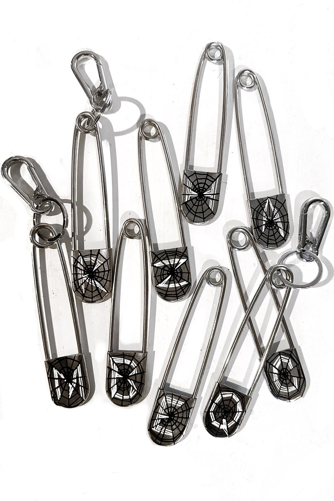 Webbed Monogram Keychain - Etsy