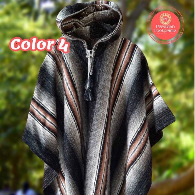 Poncho With Hood - Etsy