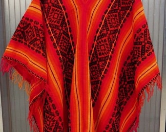 Peru poncho | Etsy