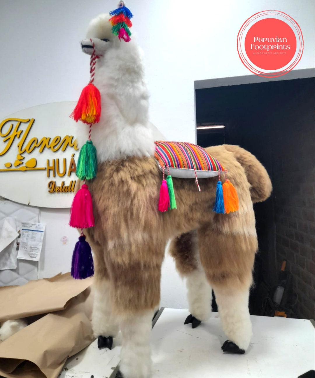 Stuffy Alpaca Big, Alpaca Stuffed Animal, Large Alpaca Toy, Giant ...