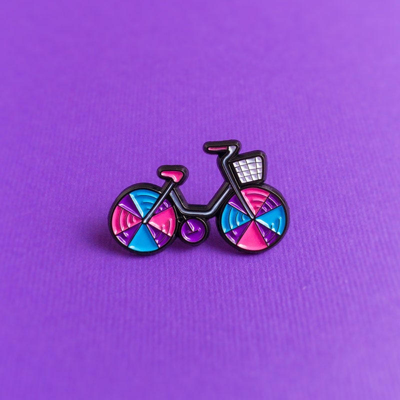 Bicycle Pin - Etsy