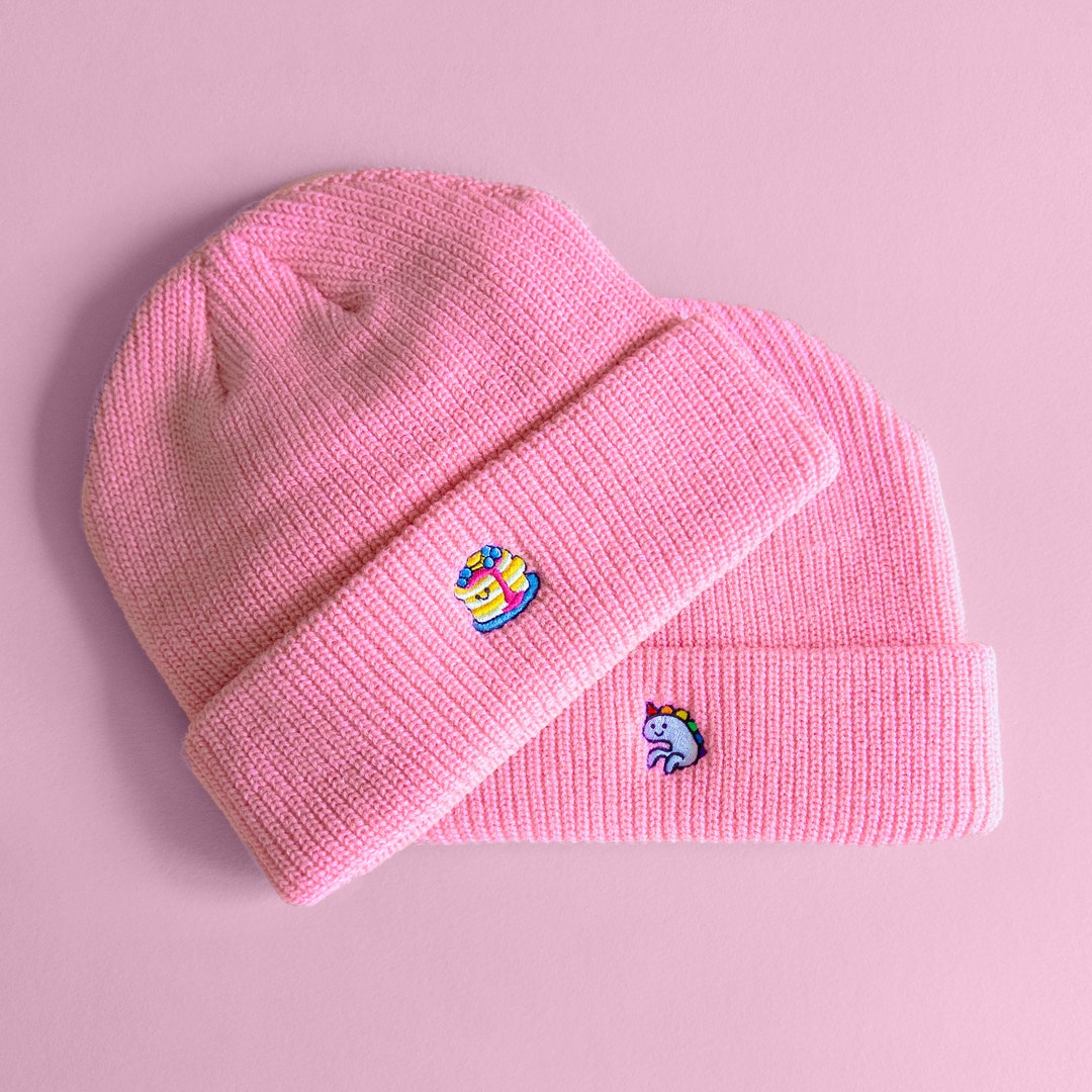 Pancake Pansexual Pride Beanie Subtle LGBTQ+ Beanie — LGBT Gay Pride ...