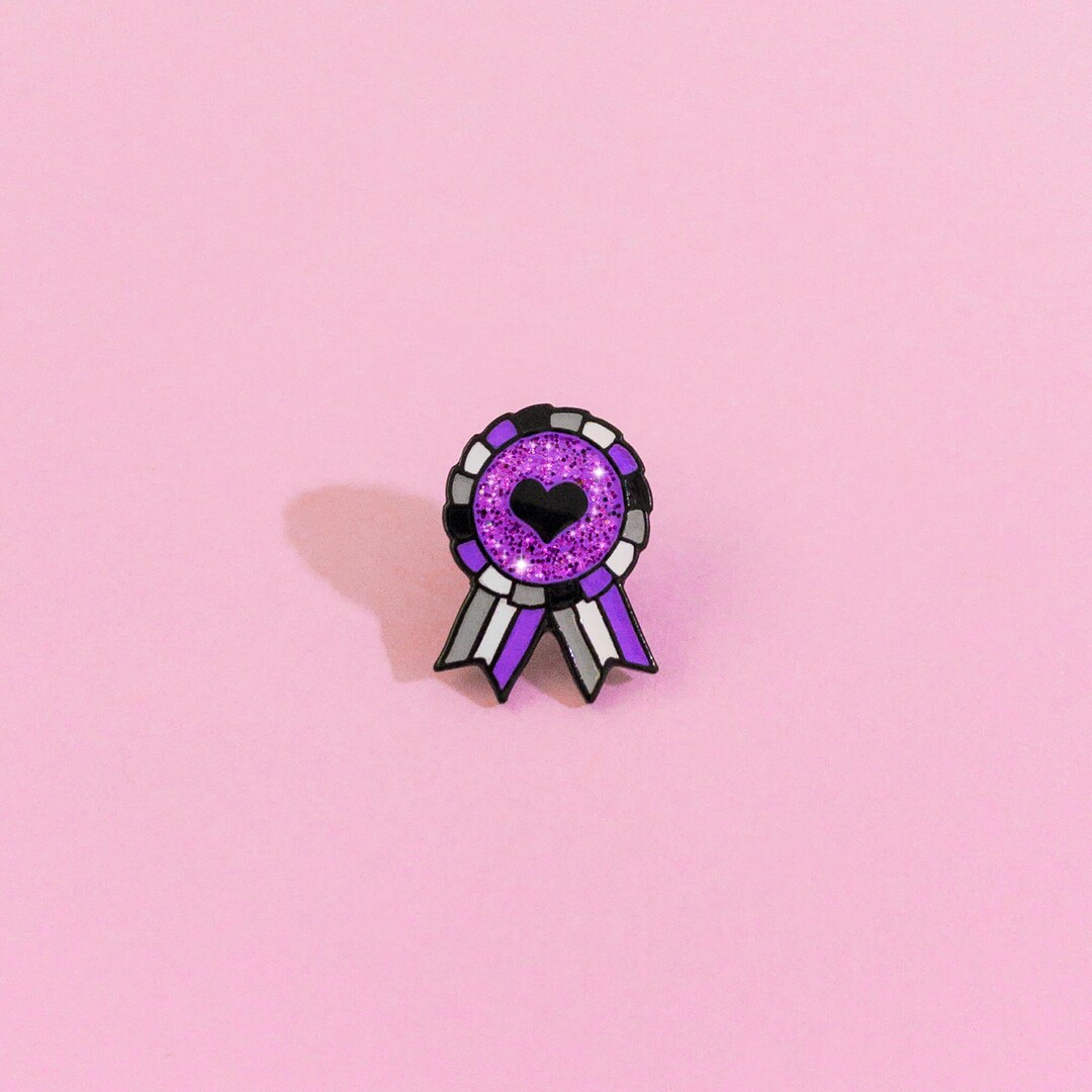 Asexual Award Badge Pride Pin — Minimalist Pride Asexual Queer Badge ...