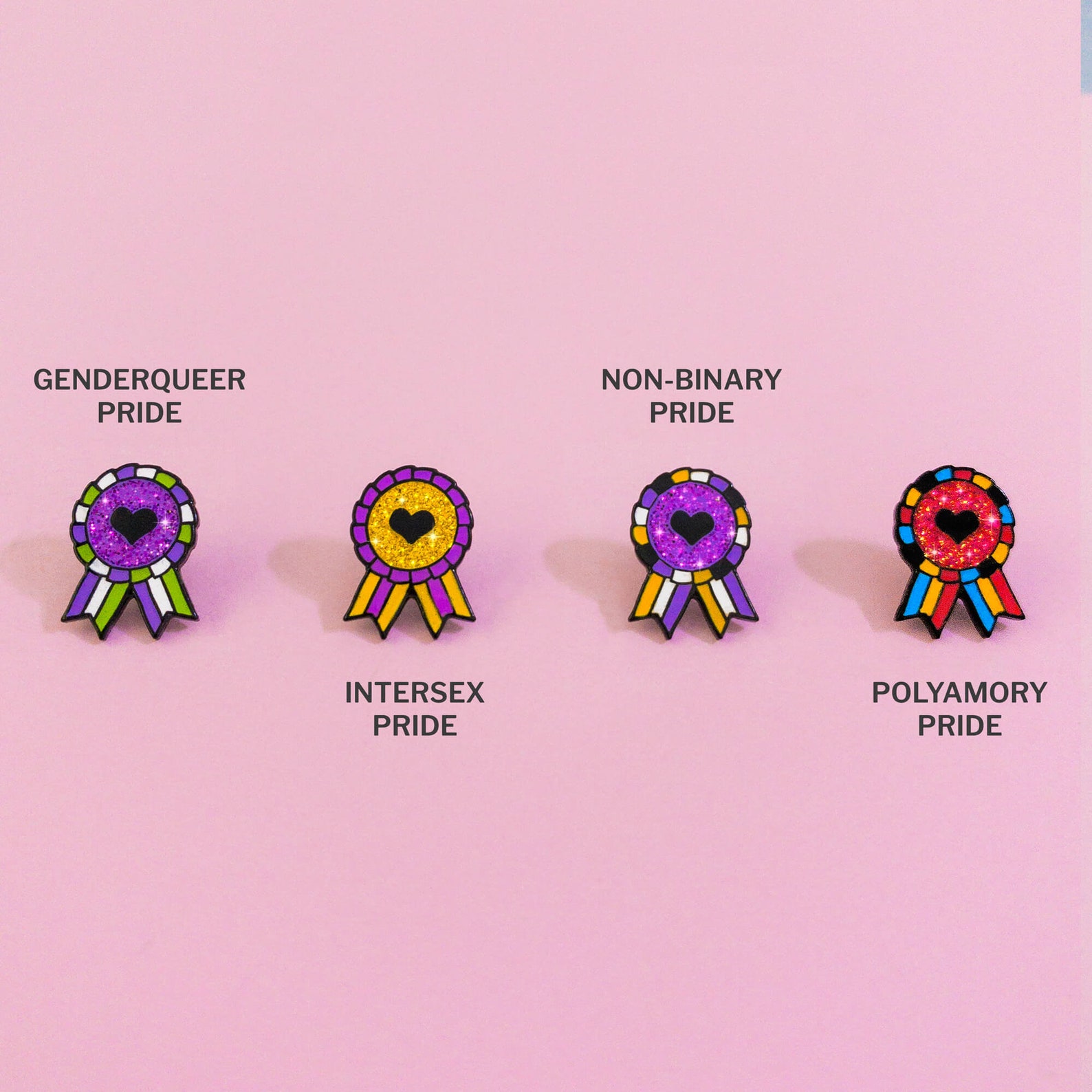 Polyamory Award Badge Pride Pin Minimalist Pride Polyamory | Etsy