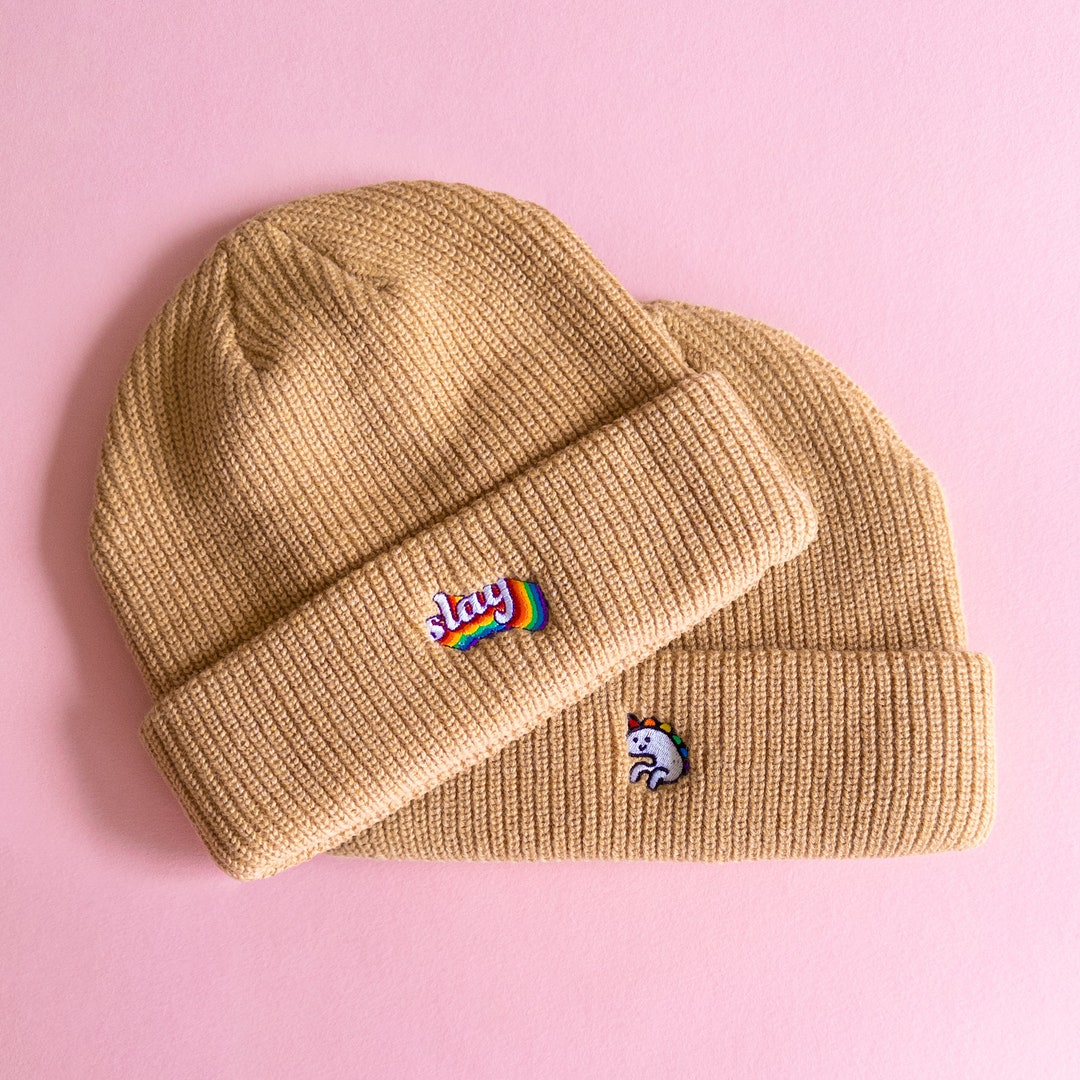 Slay Pride Beanie Subtle LGBTQ+ Beanie — LGBT Gay Pride Minimalist LGBT ...