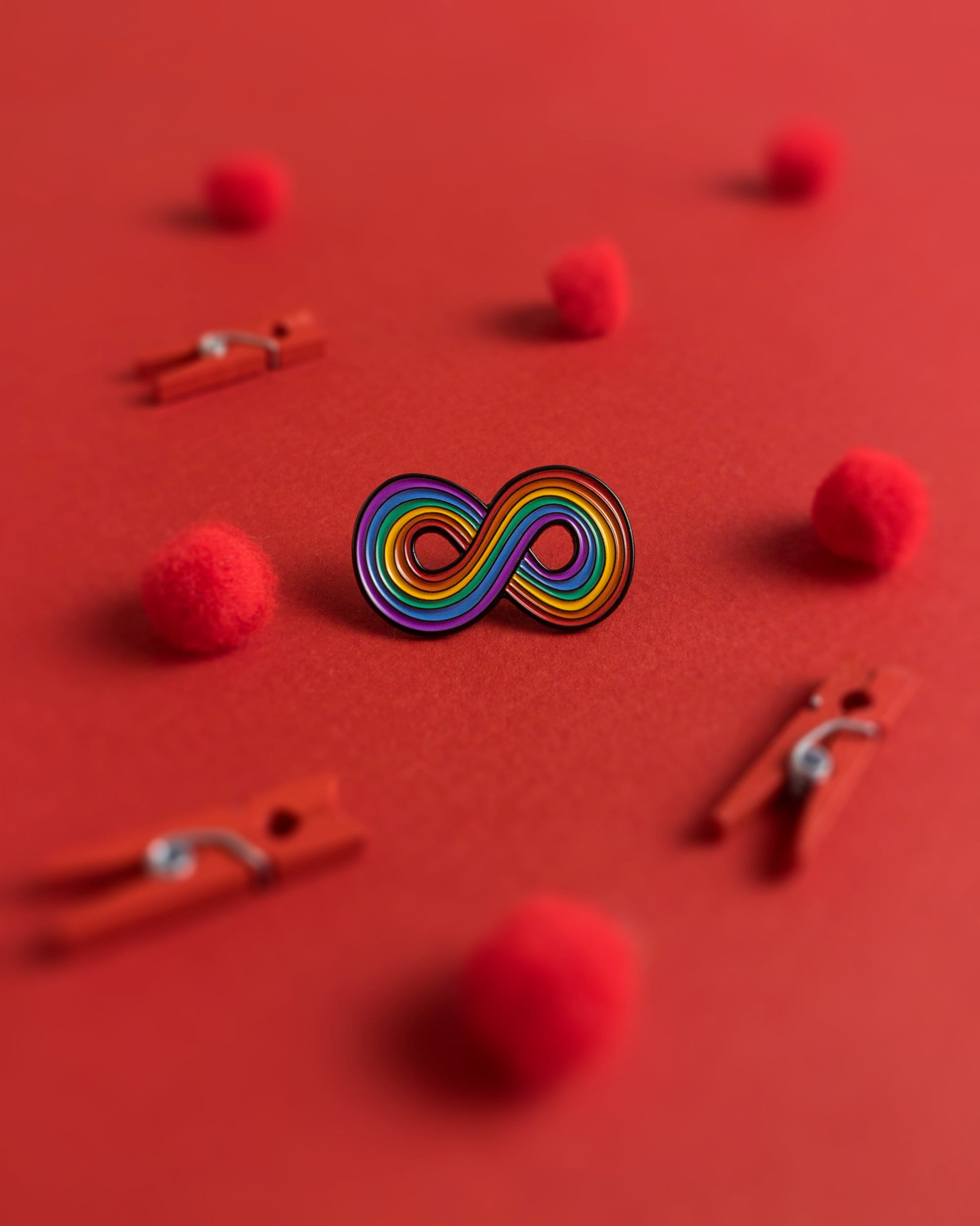 Infinity Rainbow Pride Pin Minimalist Pride LGBT Rainbow | Etsy