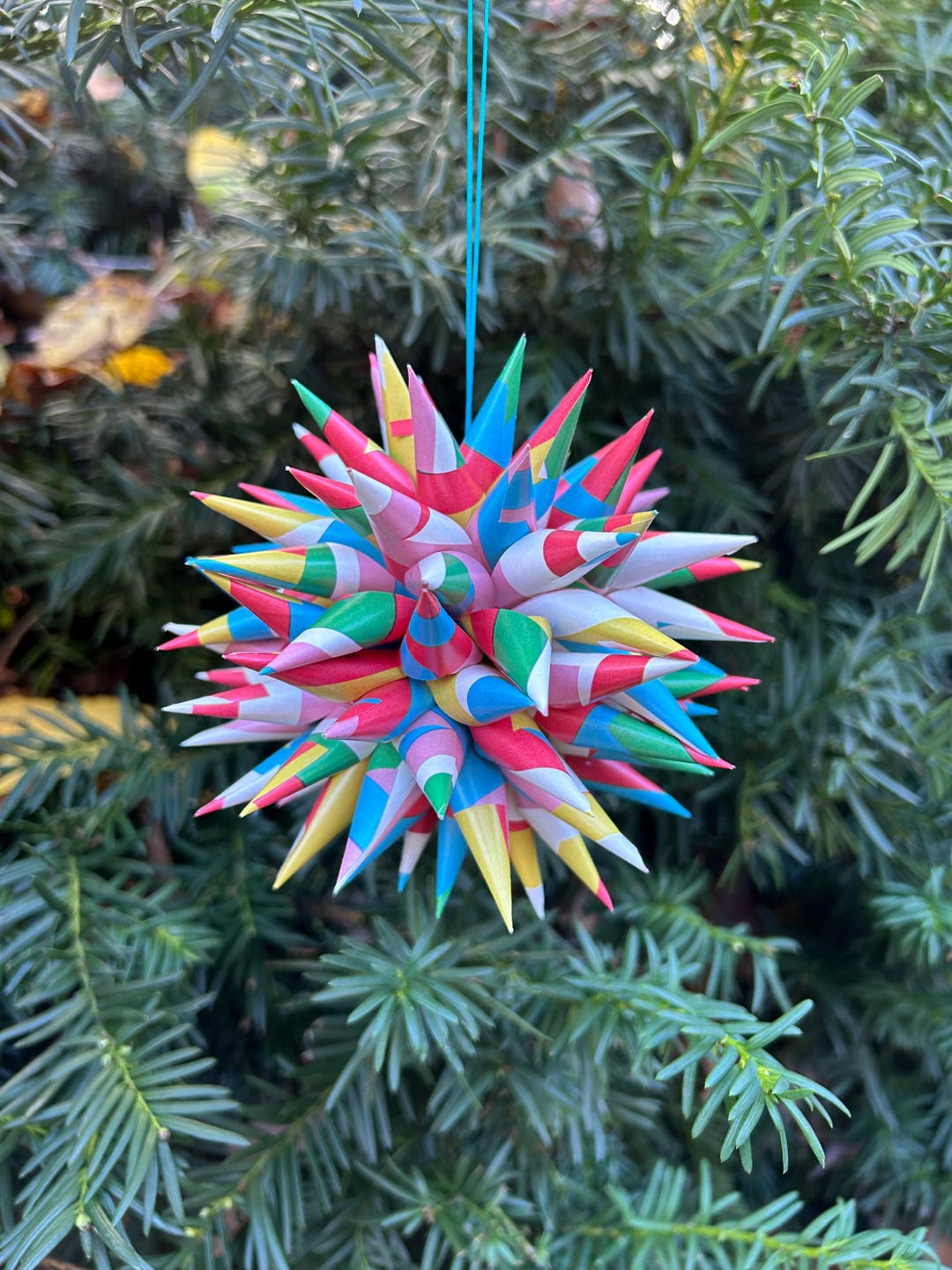 Polish Star Ornament Jeżyki Modern Christmas Holiday Decor Matte ...