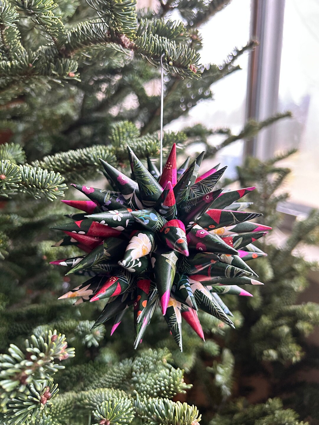 Polish Star Ornament Jeżyki Modern Christmas Holiday Decor Holiday ...