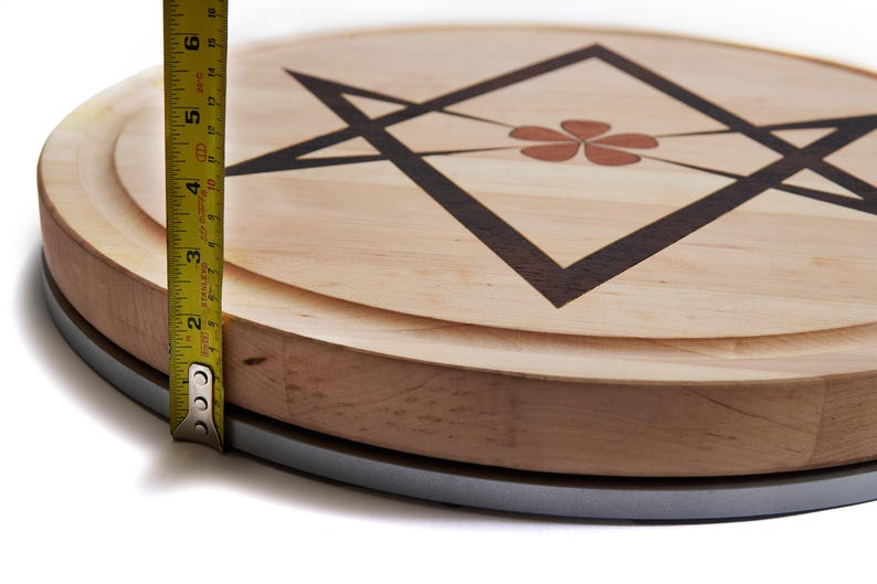 Lazy Susan #002 - Birch Butcher Block - 20 Inch - Thelema - Etsy