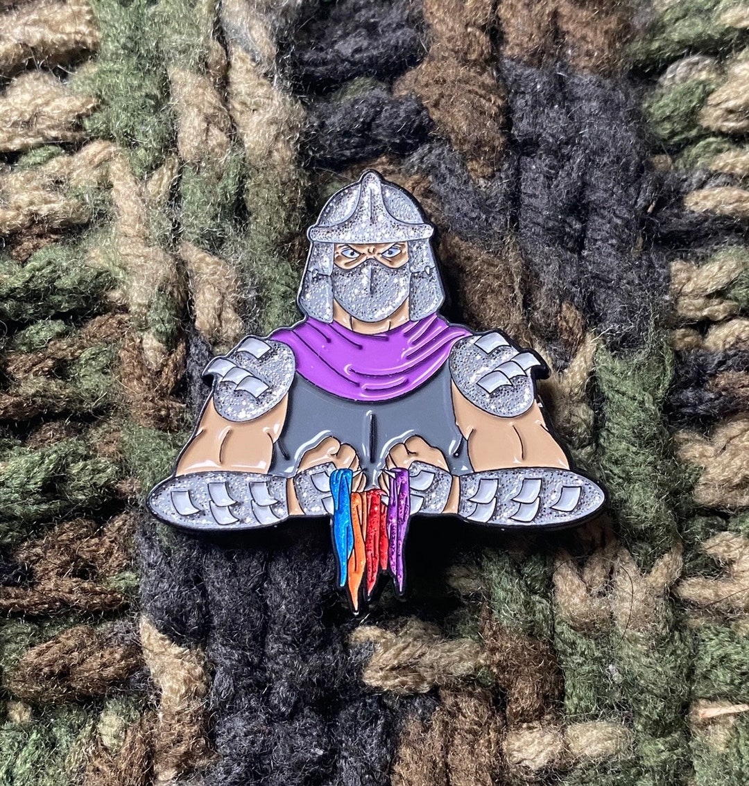Shredder Enamel Pin - Etsy