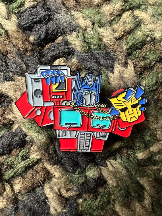 Transformers Optimus Prime Blaster Enamel Pin | Etsy